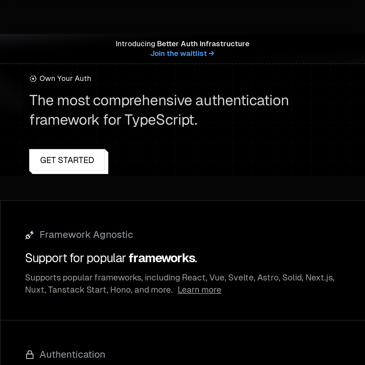 Better Auth | 身份认证方案