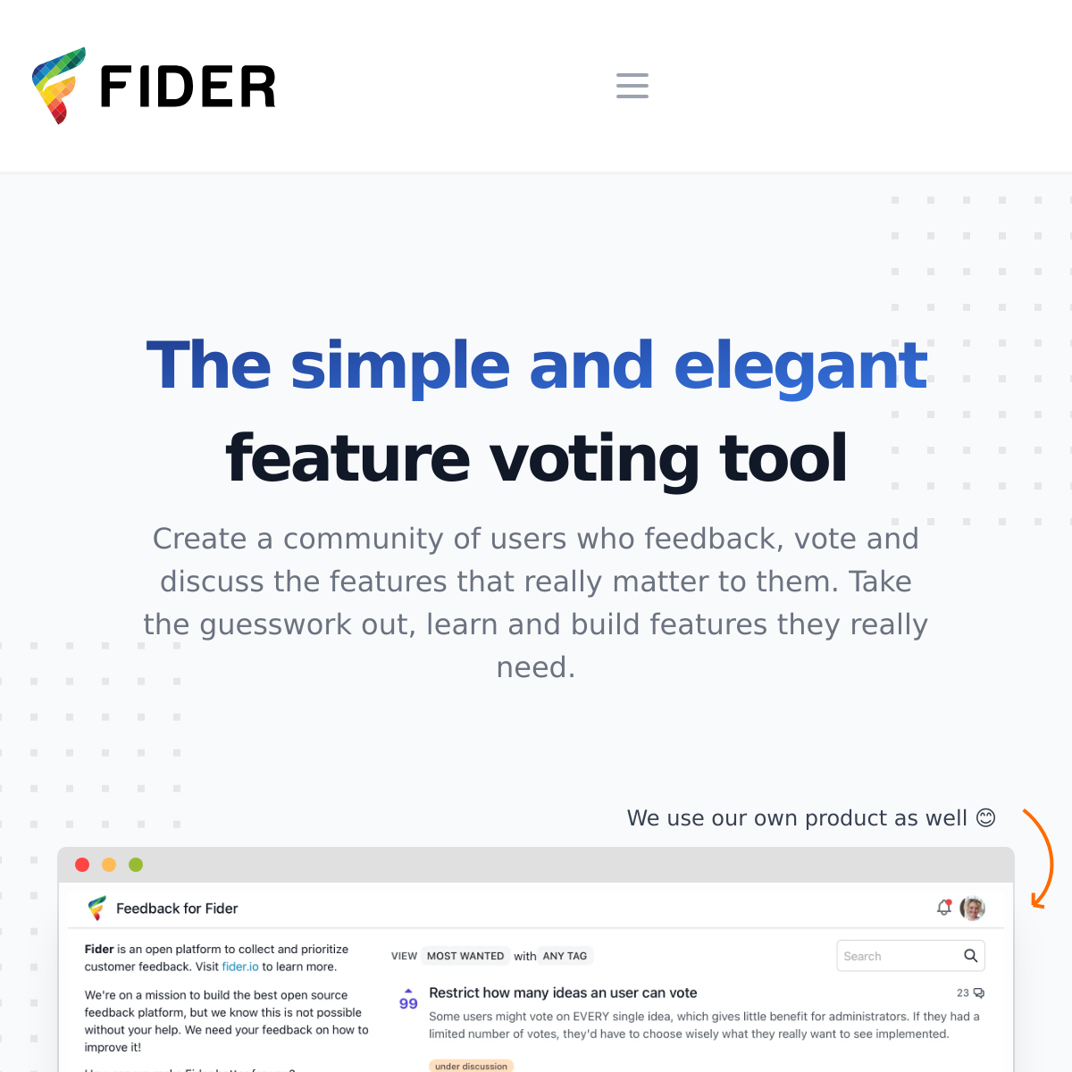 Fider | 开源反馈收集平台