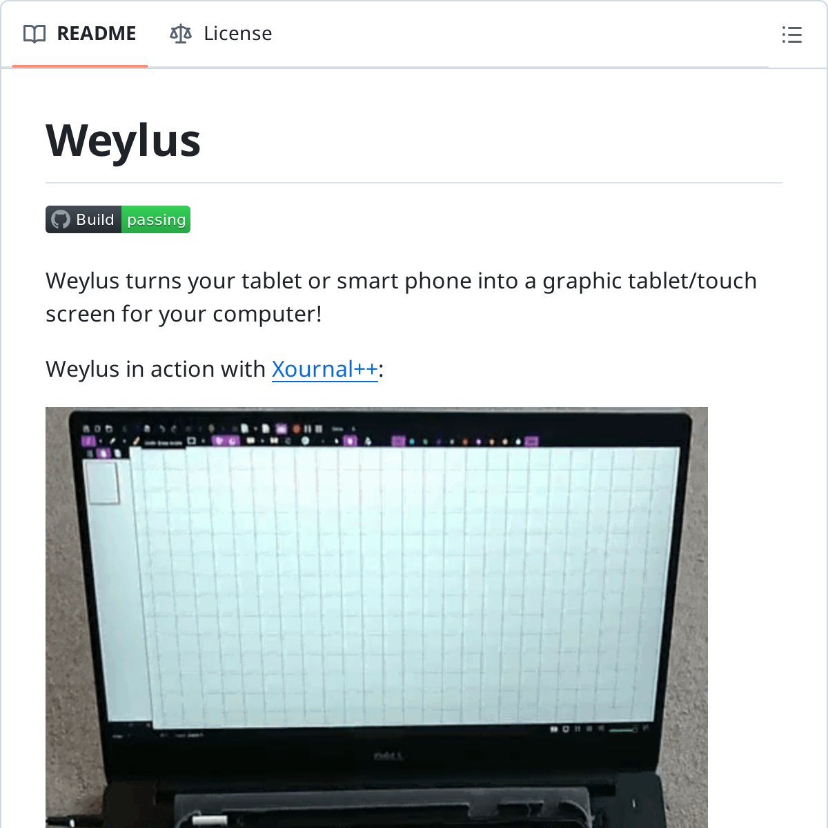 Weylus | 将触屏设备变为触摸板