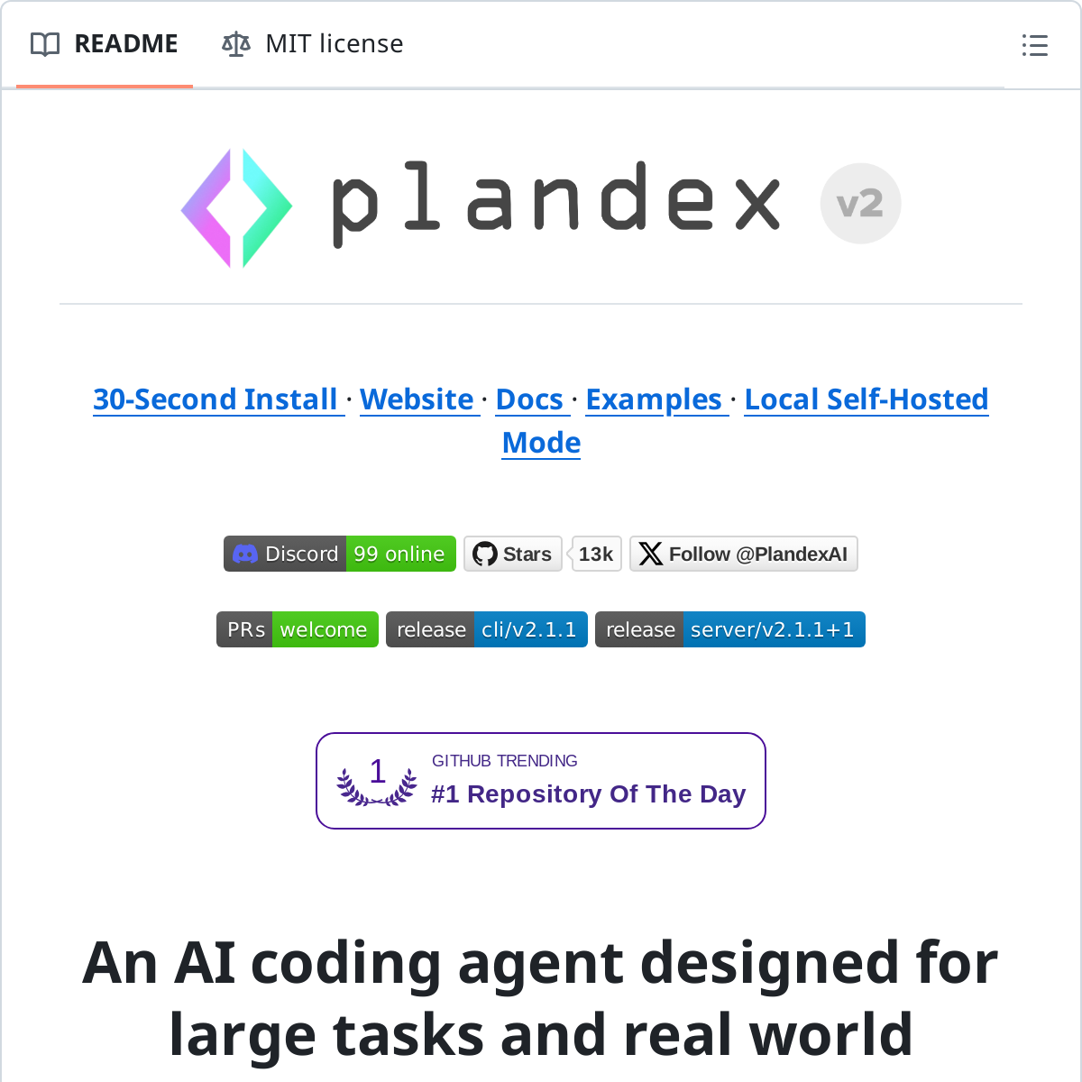 Plandex | 面向大型项目的 AI 助手