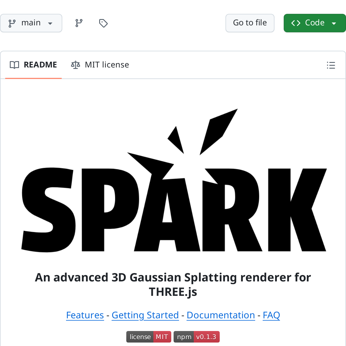 Spark | THREE.js 的高效渲染器