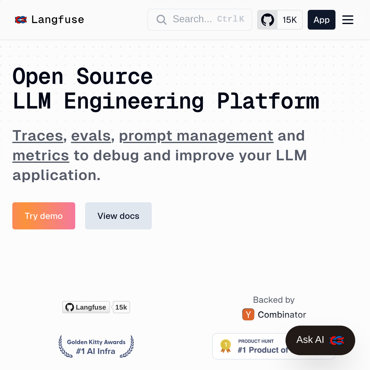 Langfuse | 大模型工程平台现新选择