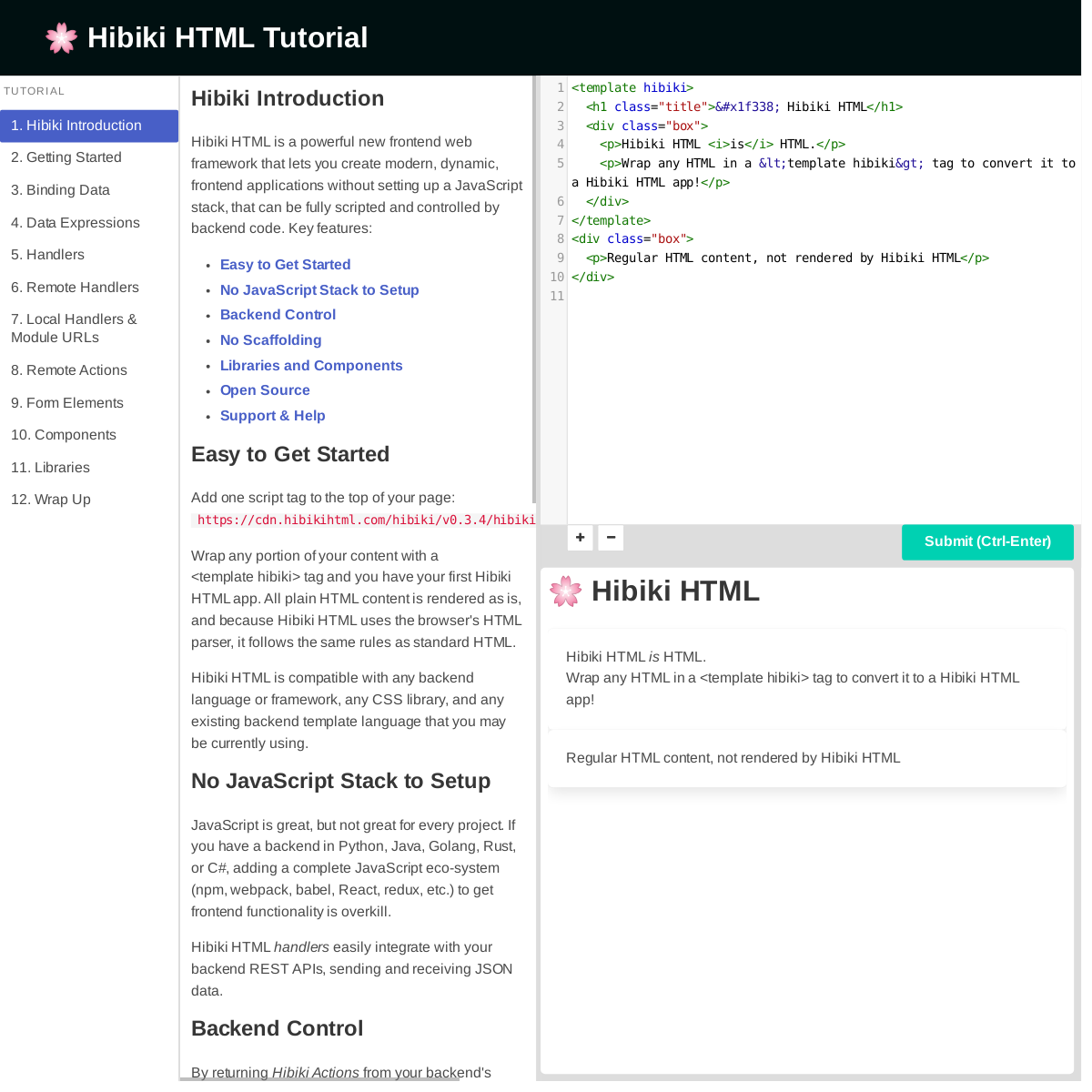 Hibiki | 新型前端框架